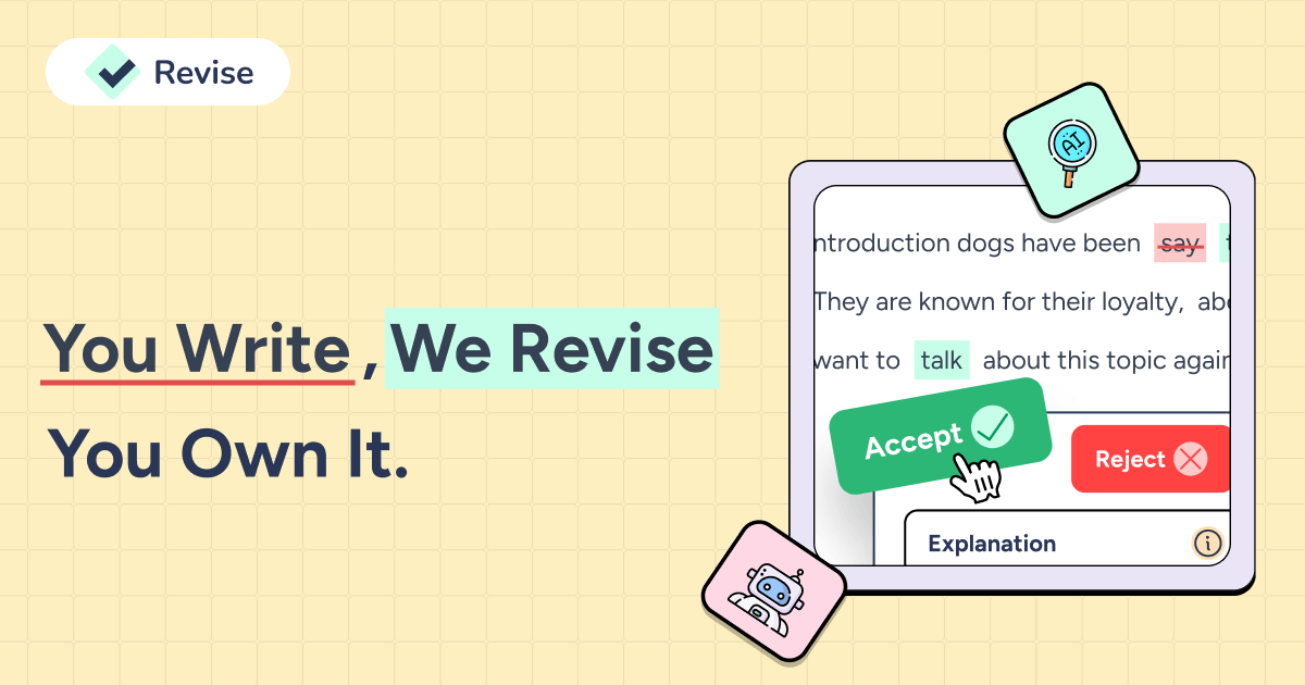 Revise - Proofread, edit and improve your writing with a powerful AI ...